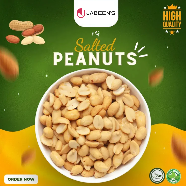 Buy Salted Roasted Peanuts 1Kg Pack Online In Pakistan - JabeensShop