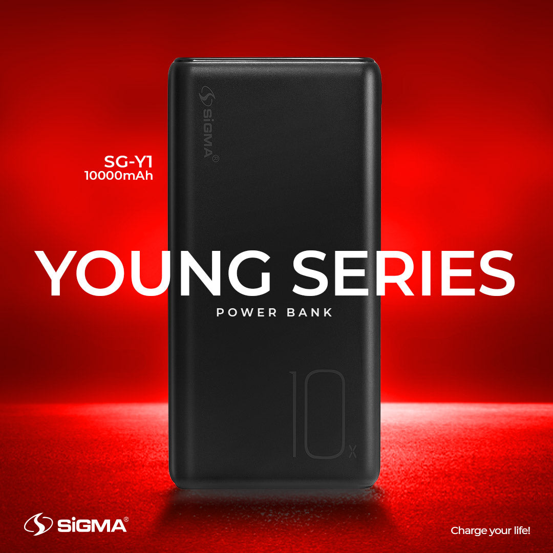 Shop Sigma Young Power Bank 10000Mah Sg-Y1 Online In Pakistan - JabeensShop